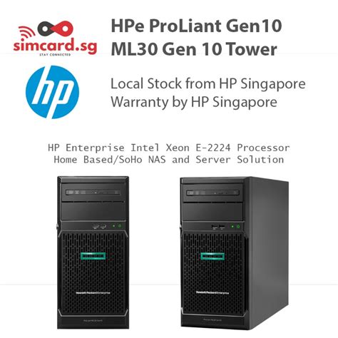 Hpe Proliant Ml Gen Plus Tower Server Hp Sg Warranty Intel Xeon Raid Array Home