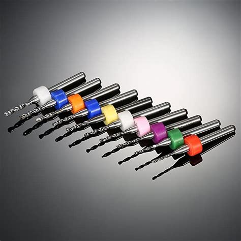 Carbide 10pcs Pcb Drill Bit Set Mechblock