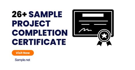 26 SAMPLE Project Completion Certificate In PDF Photoshop Google Docs Illustrator MS