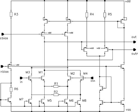 Circuit Schematic Of The Proposed V I Converter Download Scientific Diagram
