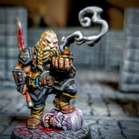 3d Print Of Garaldir Dwarf Witcher 32mm Dnd By Ollihalikka
