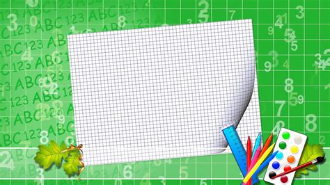 Детский футаж ШКОЛЬНЫЙ фон для текста Youtube