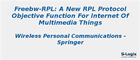 A New Rpl Protocol Objective Function Contiki Cooja Project S Logix S Logix