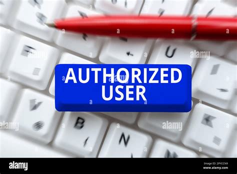 Handwriting Text Authorized User Concept Meaning Person Granted