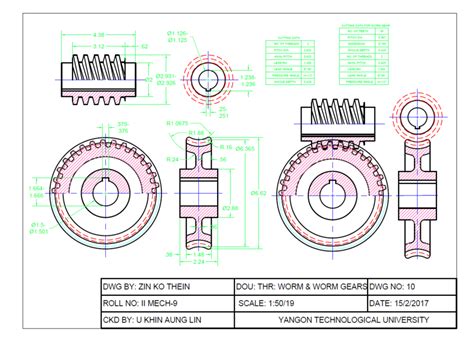 How To Draw Worm Gear Forcesurgery
