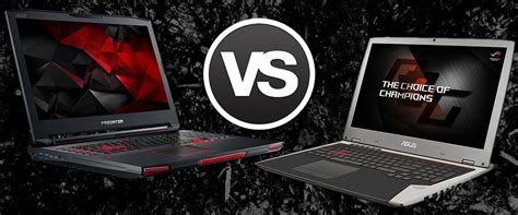 Asus Rog Vs Acer Predator Golden Triangle Technology Golden