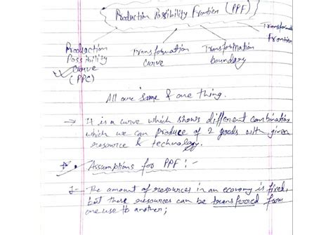 Solution Economics Ppf And Its Curve Relationship Between Two