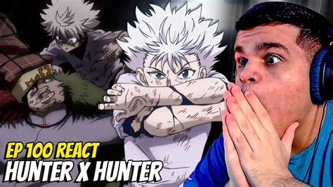 Insanooo Killua Vs Ikalgo Assistindo Hunter X Hunter Pela Primeira Vez Ep 100 React Youtube