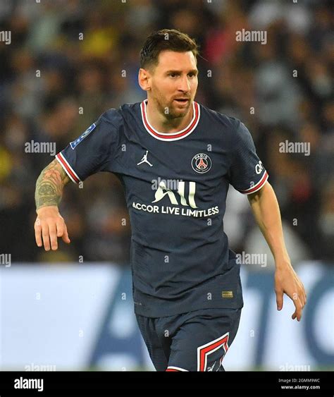 Psgs Lionel Messi During The Ligue 1 Paris Saint Germain Psg V