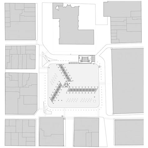 MMX Uses Scaffolding To Build A Cluster Of Origami Like Pavilions