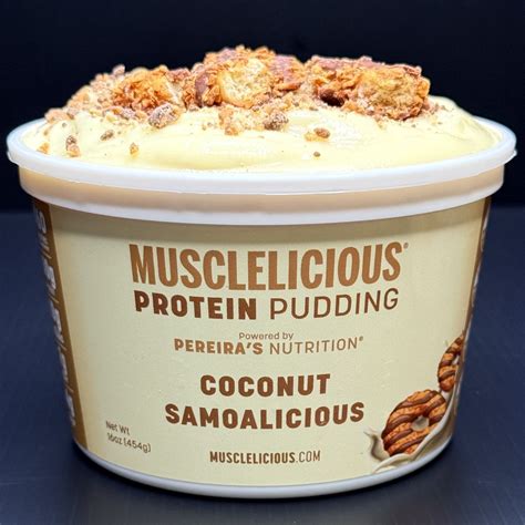 Musclelicious® Coconut Samoalicious Protein Pudding