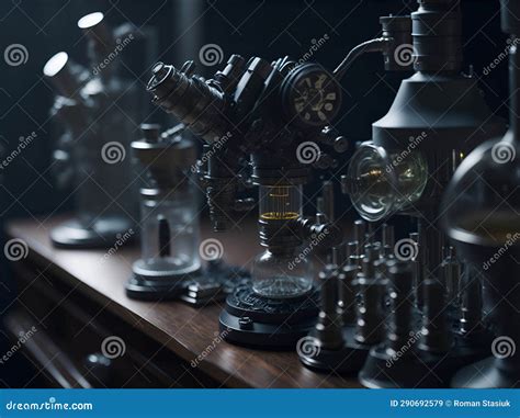 Intricate Details Of A Microscope S Lenses And Knobs In A Well Lit Laboratory Setting