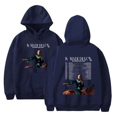 Madi Diaz Merch Hoodie Sweatshirt New Logo Women Men Cosplay Pullovers Hooded Madidiaz