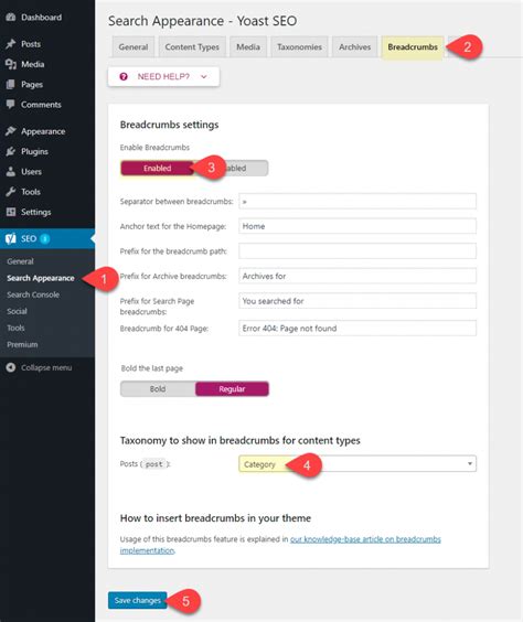 how to add breadcrumbs to your wordpress website