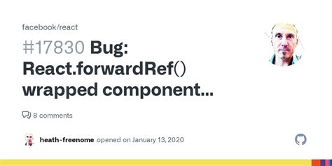 Bug Reactforwardref Wrapped Component Does Not Have Its Static