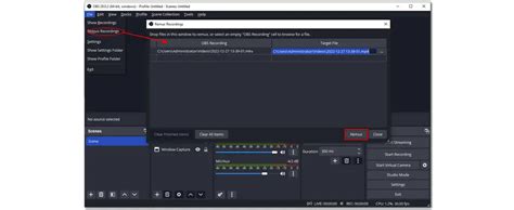 How To Make OBS Record In MP4
