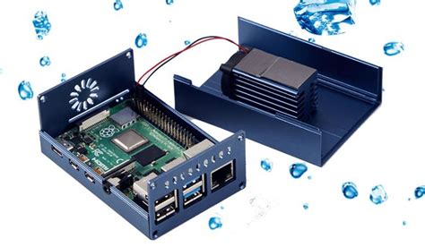 Raspberry Pi 4b Metal Shell Raspberry Pi4 Motherboard Box Aluminum