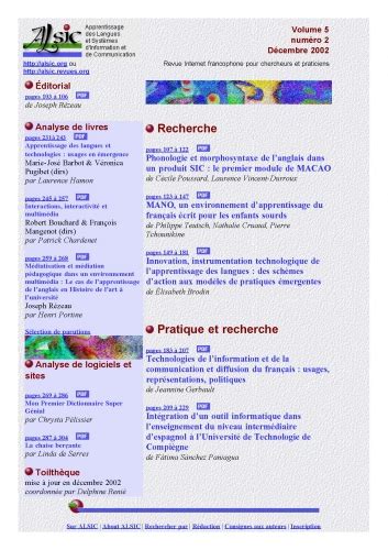 Vol 5 N°2 2002 Varia