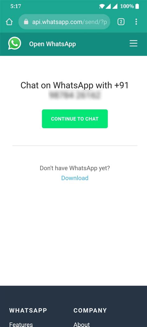 Send Message On Whatsapp Without Saving The Contact