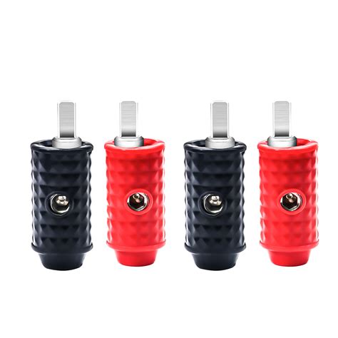 Wr04q Amplifier Power Ground Input Wire Gauge Reducer Brass 1 0 Gauge To 4 Gauge With Red Black