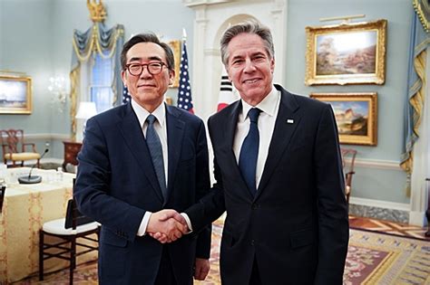 조태열 60분간 첫 한미외교장관회담블링컨 3월 방한