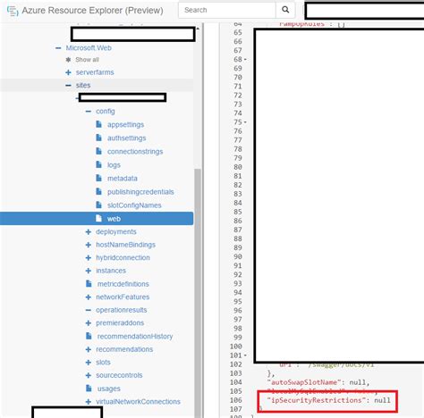Ip Restriction On Azure Webapp From Arm Azure Resource