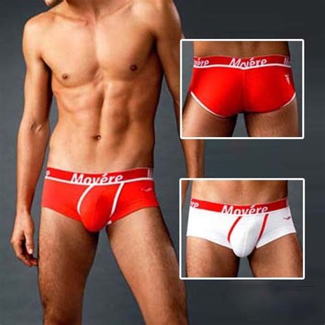 Sexy Mens Cotton Underwear Boxer Brief Shorts Mu