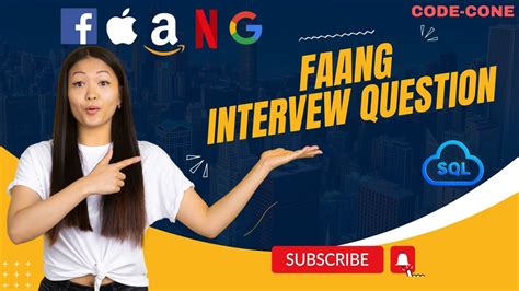 Faang Sql Interview Question Sql Intermediate Question 13 Youtube