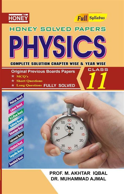 Physics 1st Year Solved Papers And Chapter Wise Honey Books