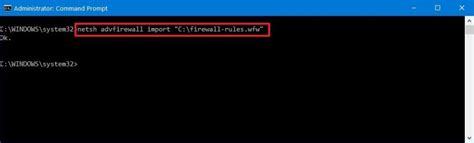 how to export and import firewall rules on windows 10 pureinfotech