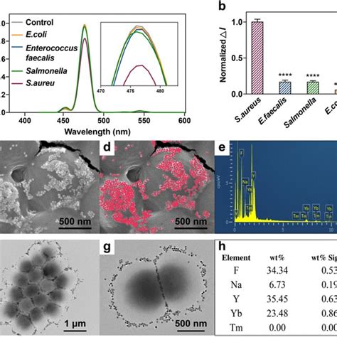 Specificity Of Cs Ucnp Based Aptasensor For S Aureus Detection A