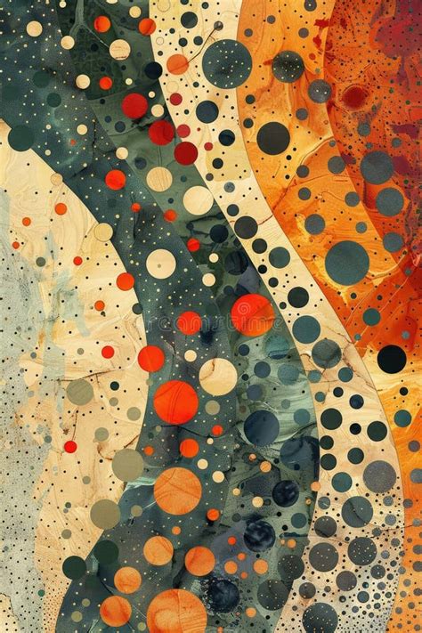 Vibrant Abstract Background Featuring Fusion Of Colors And Circular Patterns Creating Dynamic