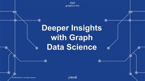 Deeper Insights With Graph Data Science Pdf