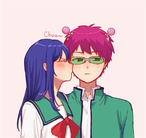 Qy Qyn Saiki Kusuo Teruhashi Kokomi Saiki Kusuo No Psi Nan Dark Blue Hair Commentary