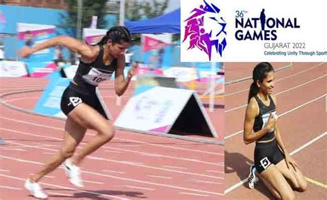Ap Athlete Jyothi Yarraji Clinches Gold At The National Games 2022