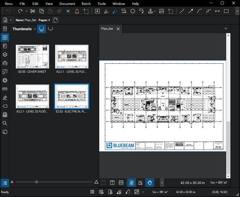 How To Add Pages Using The Thumbnails Panel In Bluebeam Revu