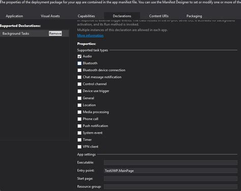 C Whats The Easiest Way To Play Audio In Background In Uwp Stack
