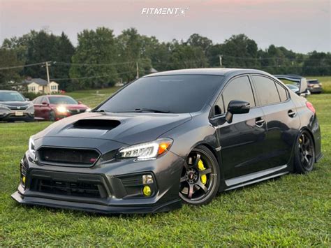 2019 Subaru Wrx Sti Limited With 18x9 5 Gram Lights 57dr And Hankook