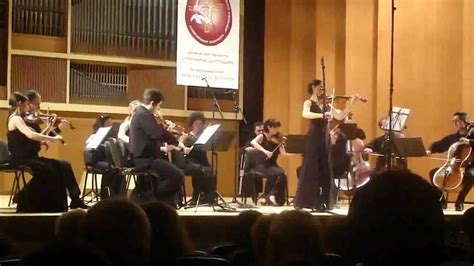 Otar Tatishvili Violin Concerto Part 2 Ascension Soloist Nino Davitashvili And Symphonieta Youtube