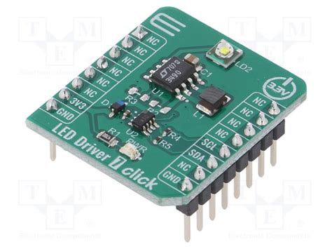 Led Driver 7 Click Mikroe Click Board Prototype Board Comp Ad5171