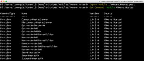 VMware Fusion Powershell Community Module