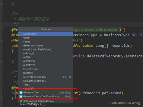 自动生成单元测试idea必备插件squaretestidea Mock单元测试代码生成插件 Csdn博客