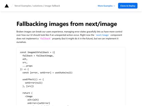 Using A Fallback Image With Nextimage Vercel