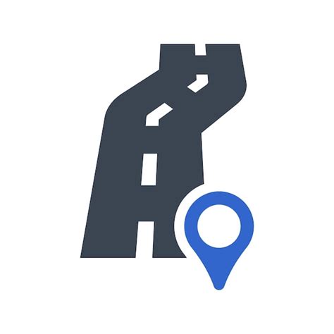 Premium Vector Route Pin Icon