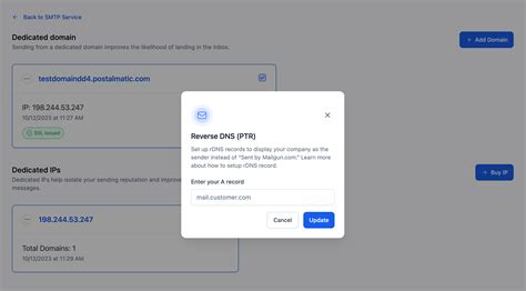 Reverse Dns White Labeling Dedicated Ip Venderflow Knowledgebase