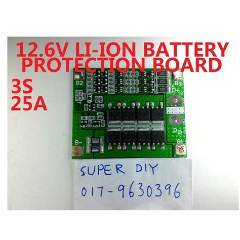 12 6v 25a Li Ion Lithium Protection Pcb Bms Board Tv And Home Appliances Electrical Adaptors