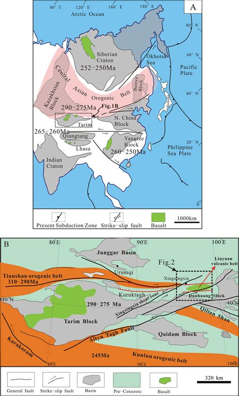 Colour Online Tectonic Setting Of The Liuyuan Volcanic Belt And Its