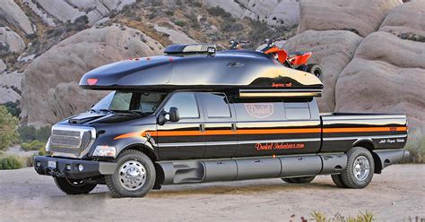 This Giant Ford F 650 RV Truck Gives You The Ultimate Off Road Camping