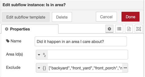 A Node Red Sub Flow For Checking Entity Area Node Red Home