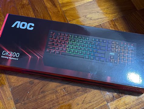 Gaming Keyboard AOC GK200 Computers Tech Parts Accessories Computer Keyboard On Carousell